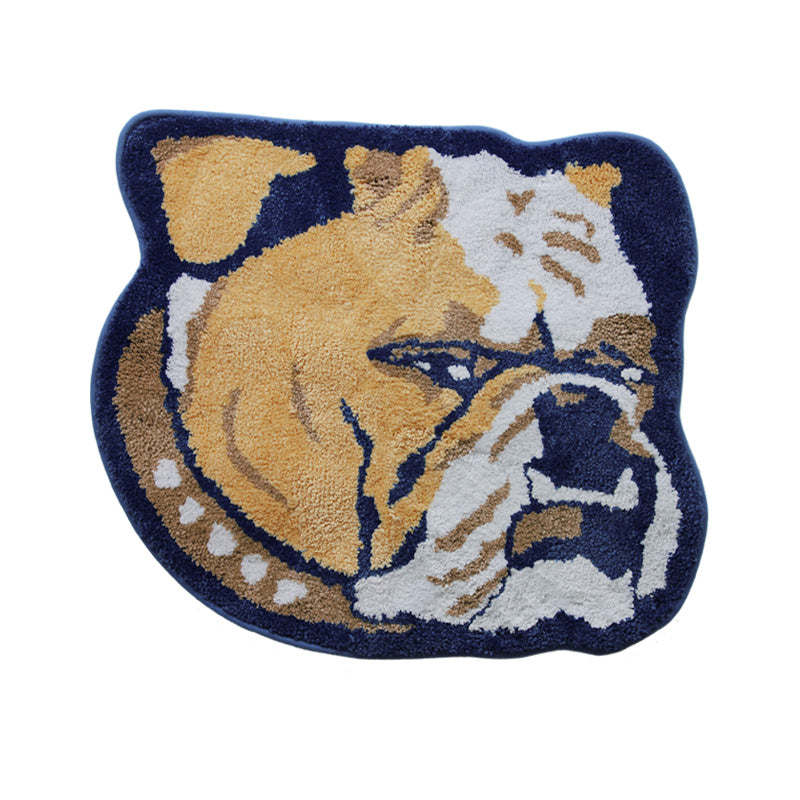 Bulldog Head Tufted Rug (Multi-Color) – Duke & Winston